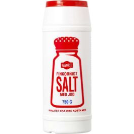 Favorit Salt med Jod 750g